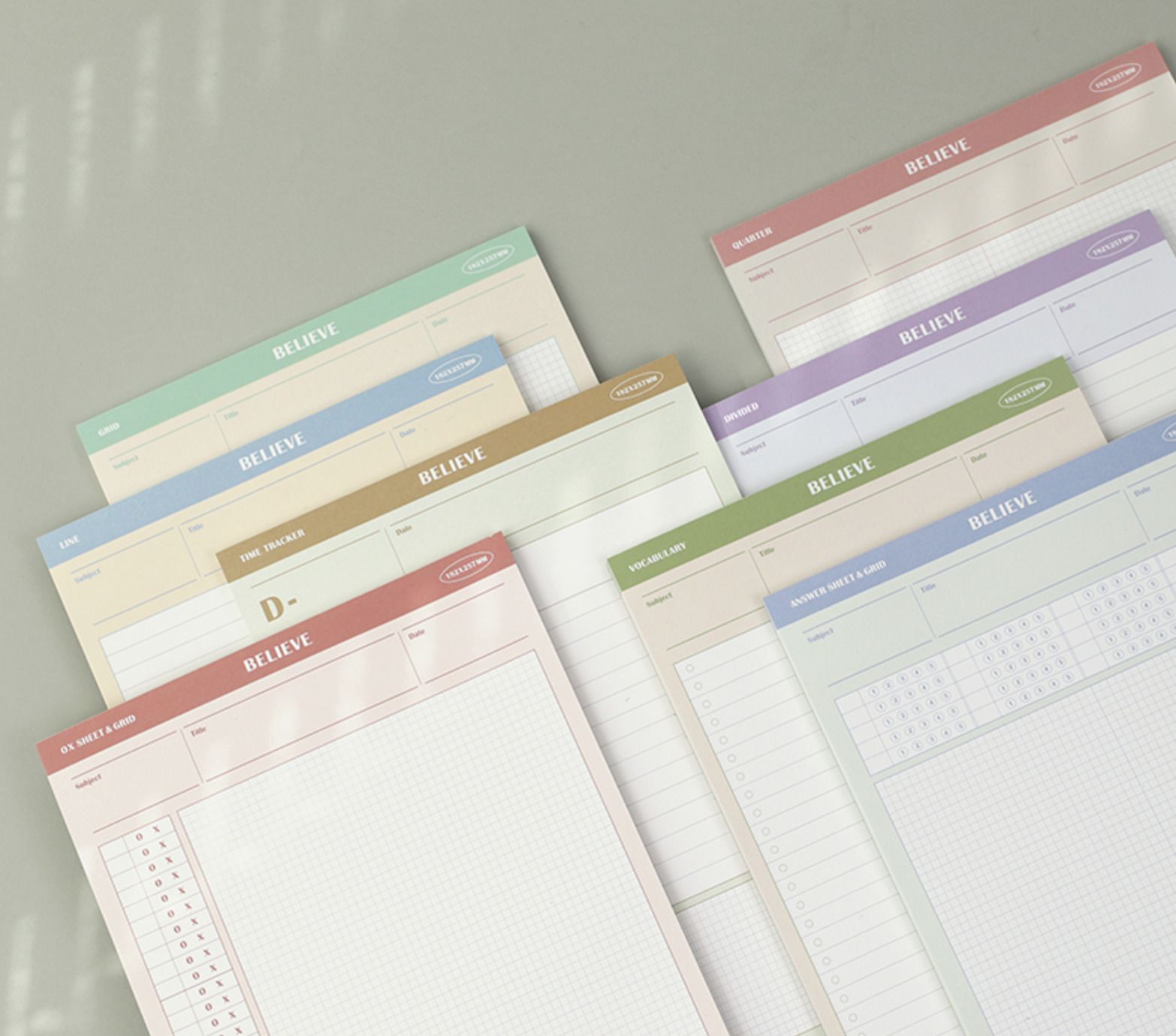 MochiThings: Believe B5 Study Notepad