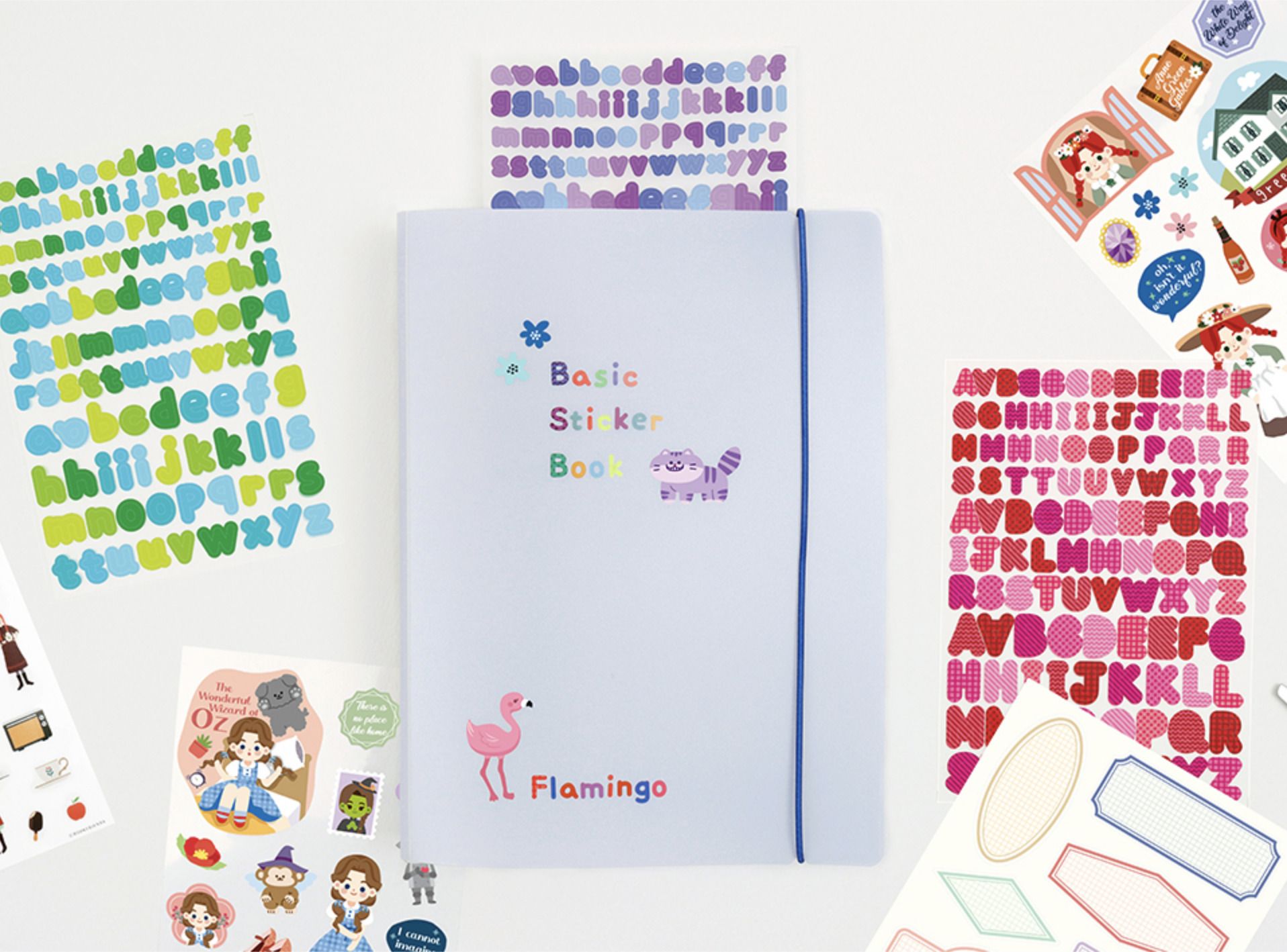 MochiThings: Basic 20 Ring A5 Binder + Sticker Pocket Set