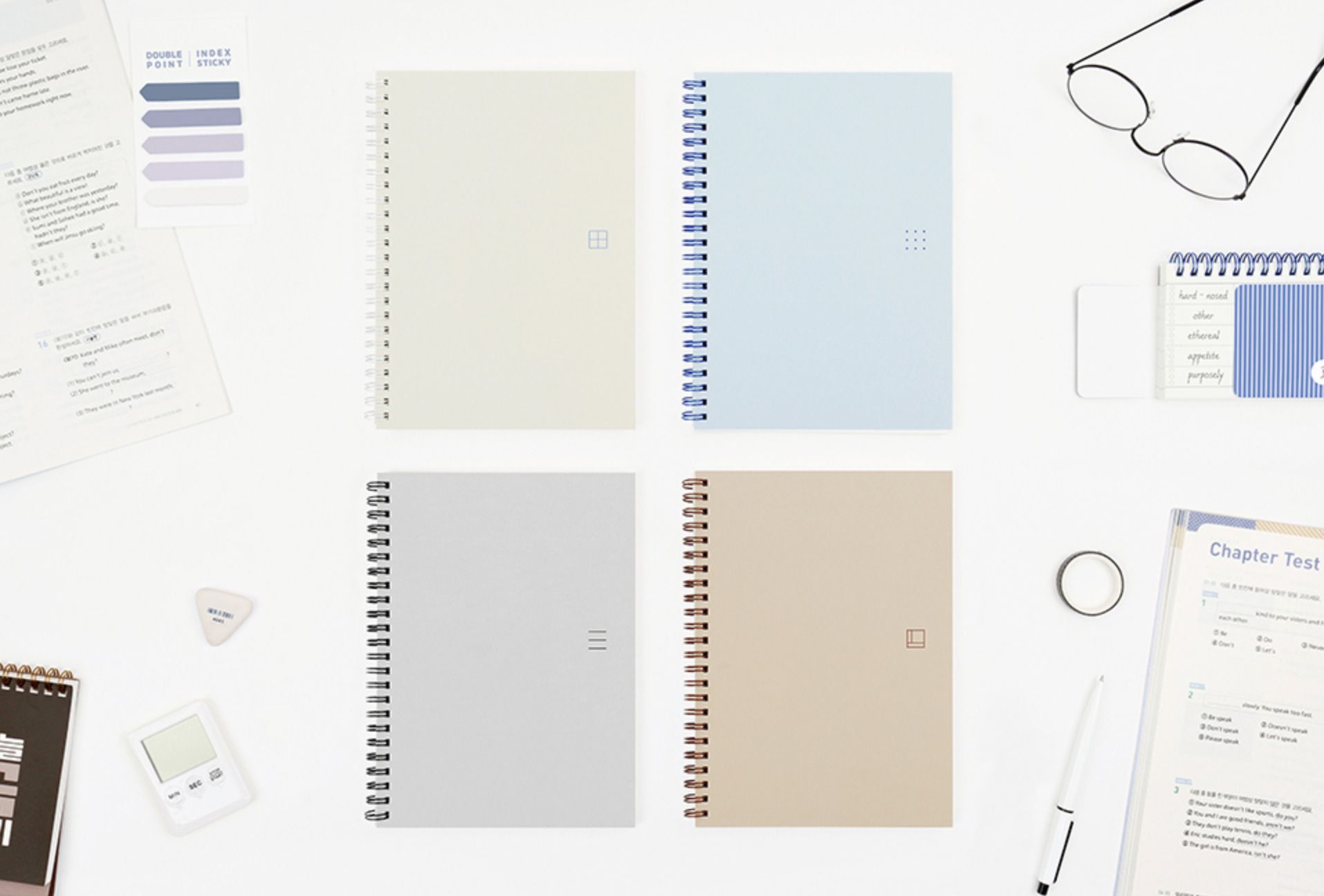MochiThings: Basic A5 Spiral Notebook