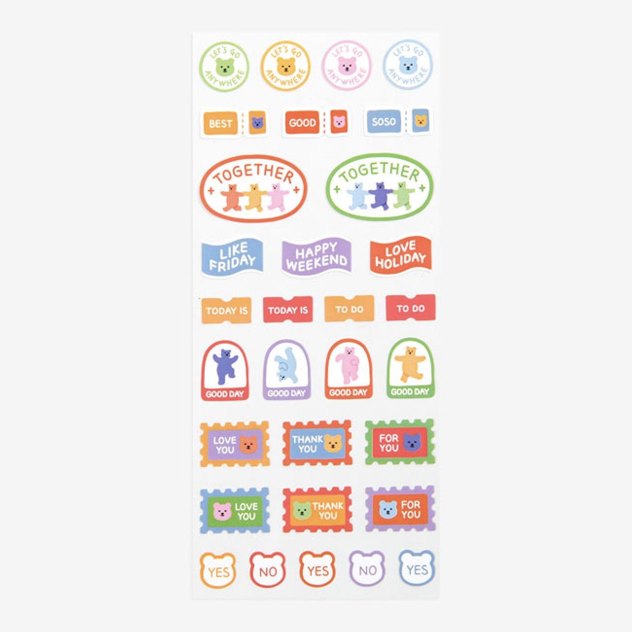 MochiThings: Mini Diary Removable Sticker v6