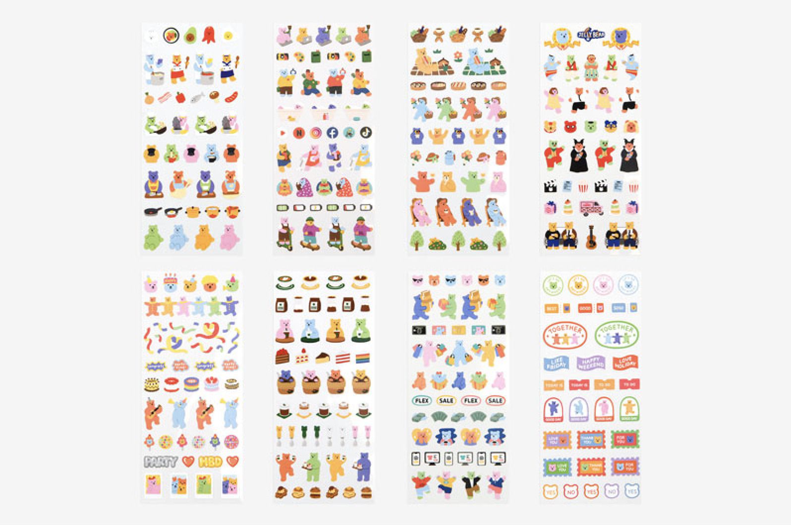 MochiThings: Mini Diary Removable Sticker v6