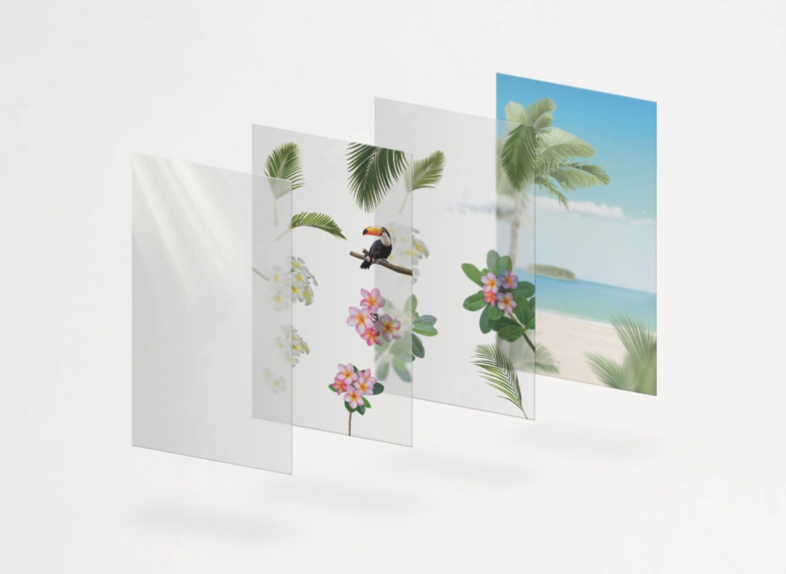 MochiThings: Tropical Day Layered Sticker Set