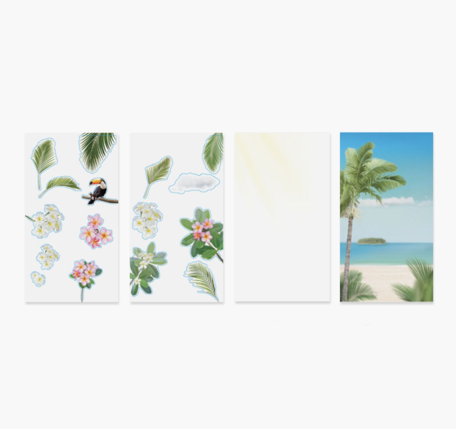 MochiThings: Tropical Day Layered Sticker Set