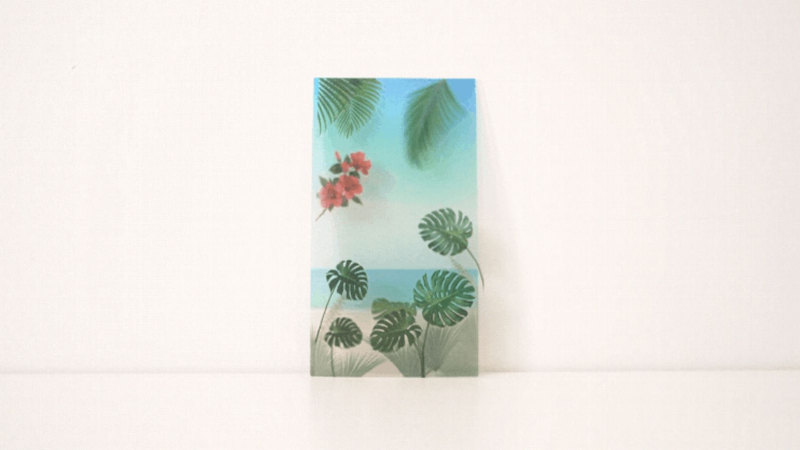 MochiThings: Tropical Sunset Layered Sticker Set