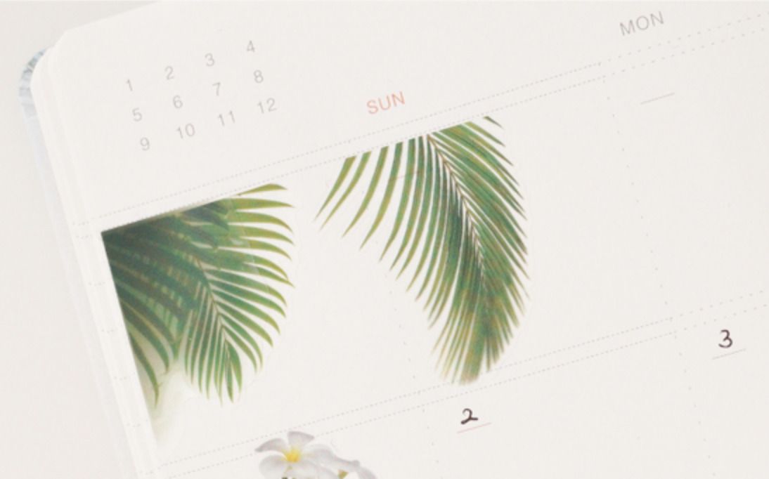 MochiThings: Tropical Sunset Layered Sticker Set