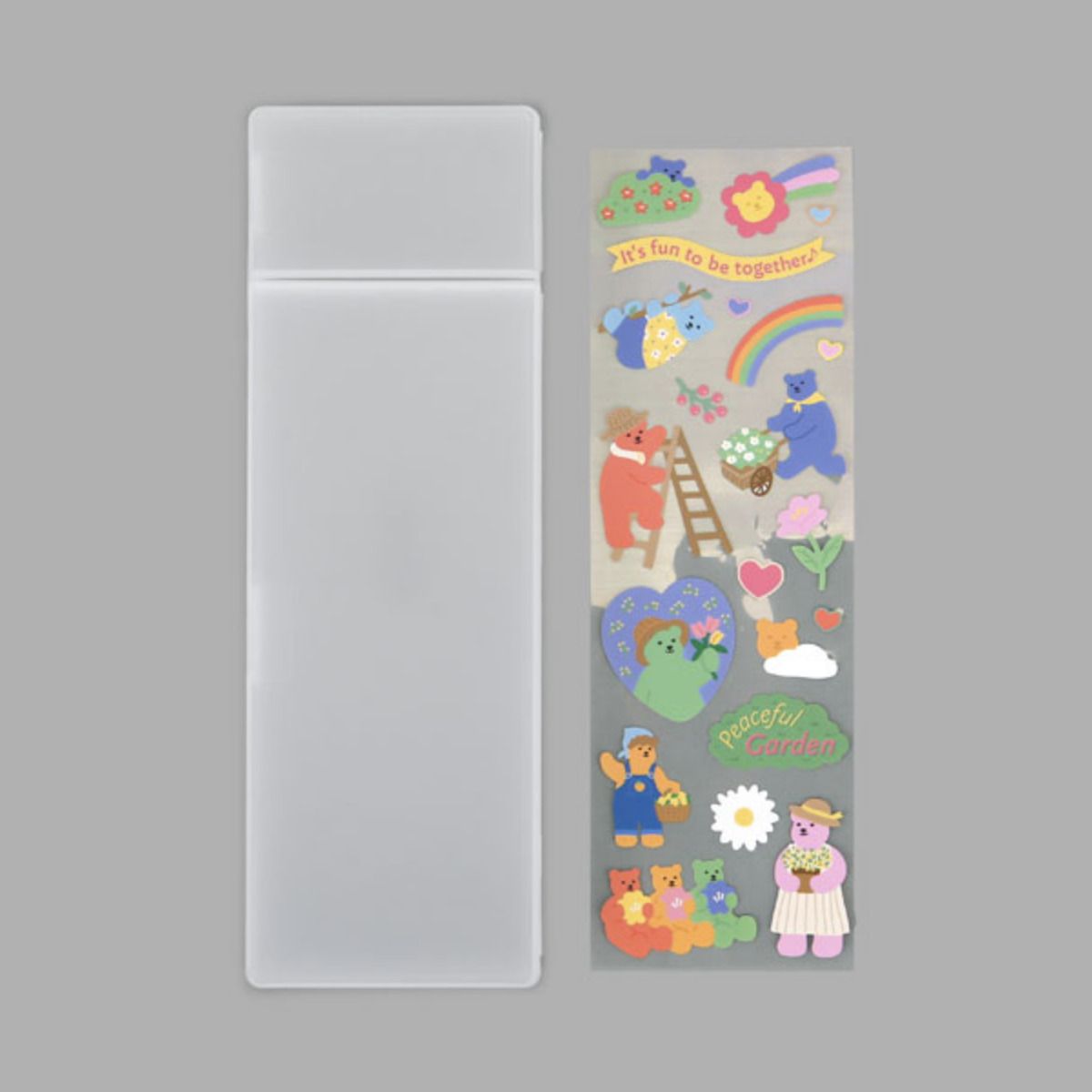 MochiThings: Jelly Bear Pen Case & Sticker Set