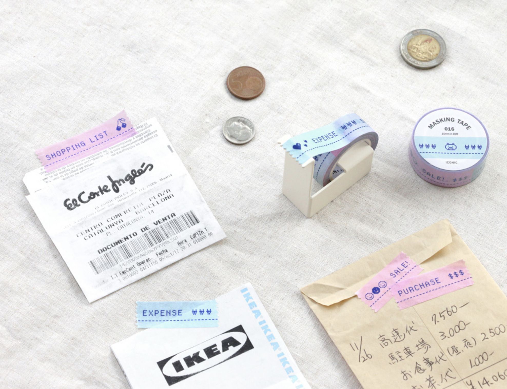 MochiThings: Schedule Check Masking Tape