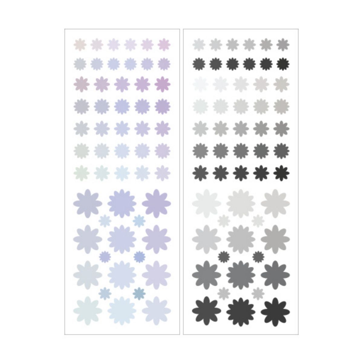 MochiThings: 2pcs Silhouette Deco Sticker Set