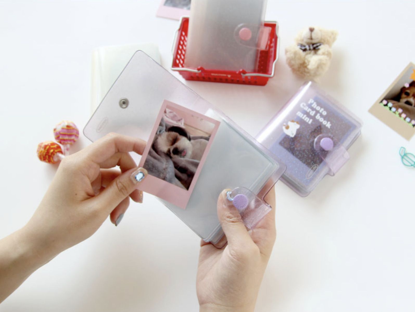 MochiThings: Handy Button Instax Mini Album