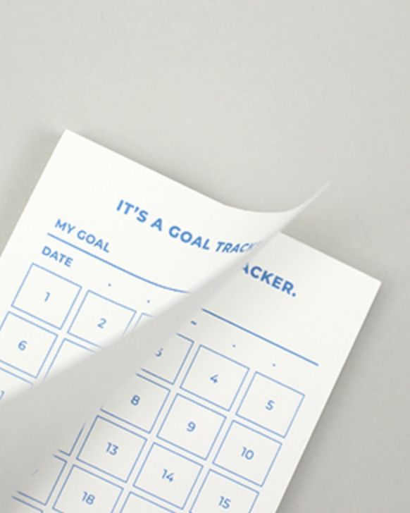 MochiThings: Small 30 Days Goal Tracking Notepad