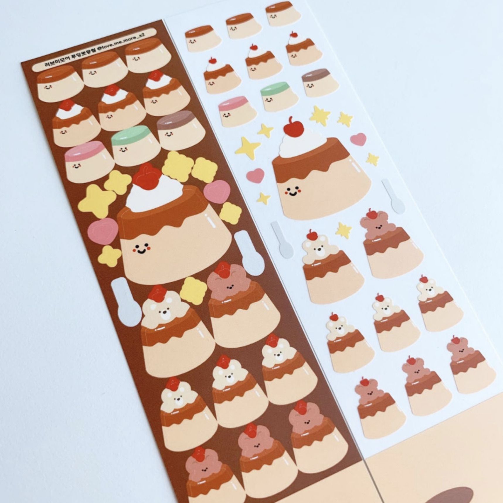 MochiThings: Pudding Bear Slim Sticker