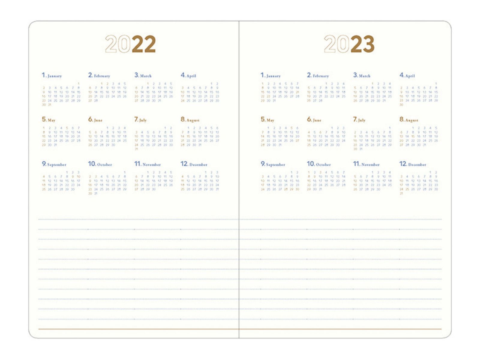 MochiThings: 2022 Plan & Monthly Spiral Journal