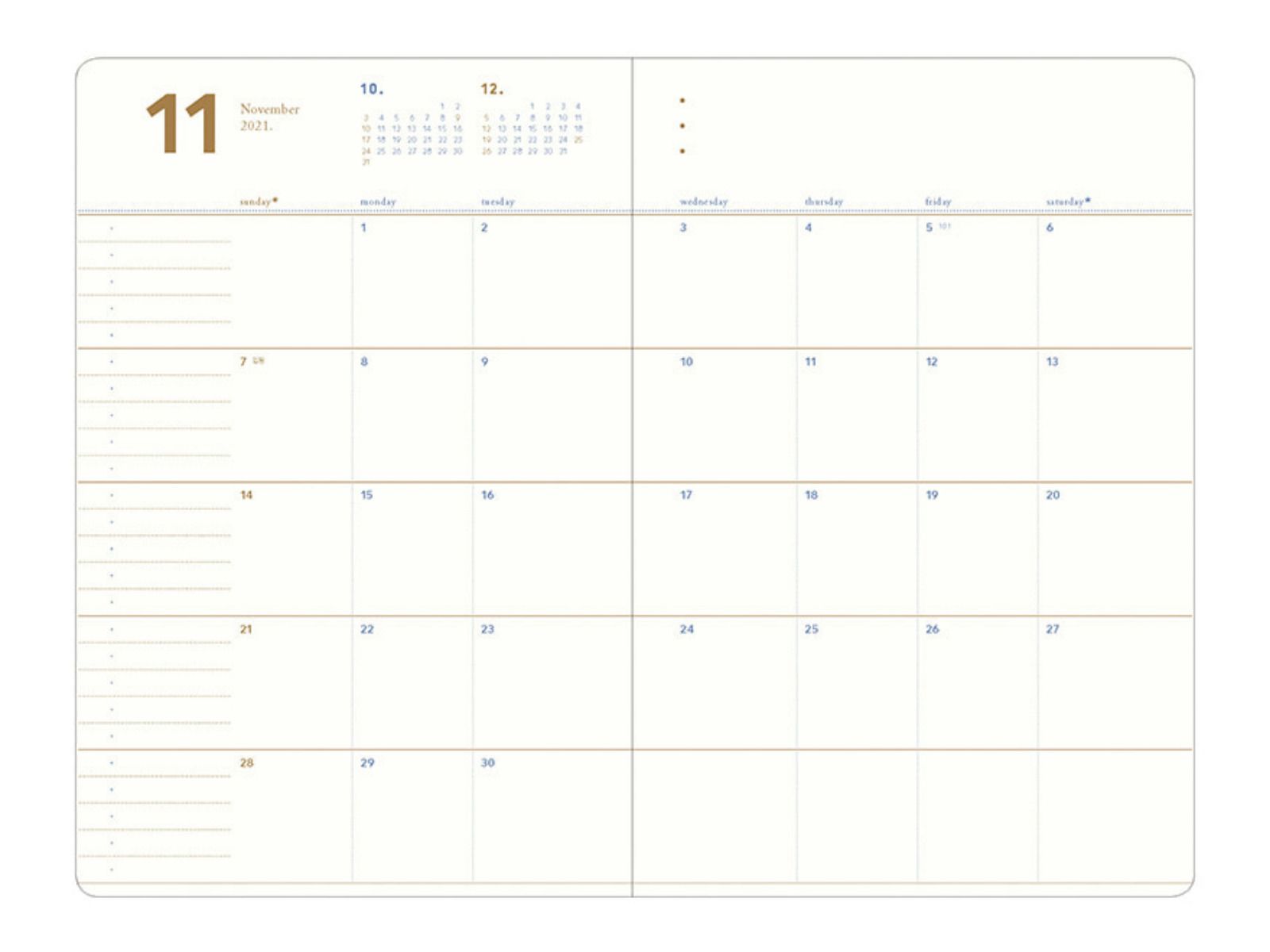 MochiThings: 2022 Plan & Monthly Spiral Journal