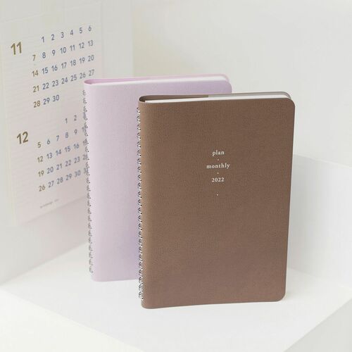 MochiThings: 2022 Plan & Monthly Spiral Journal