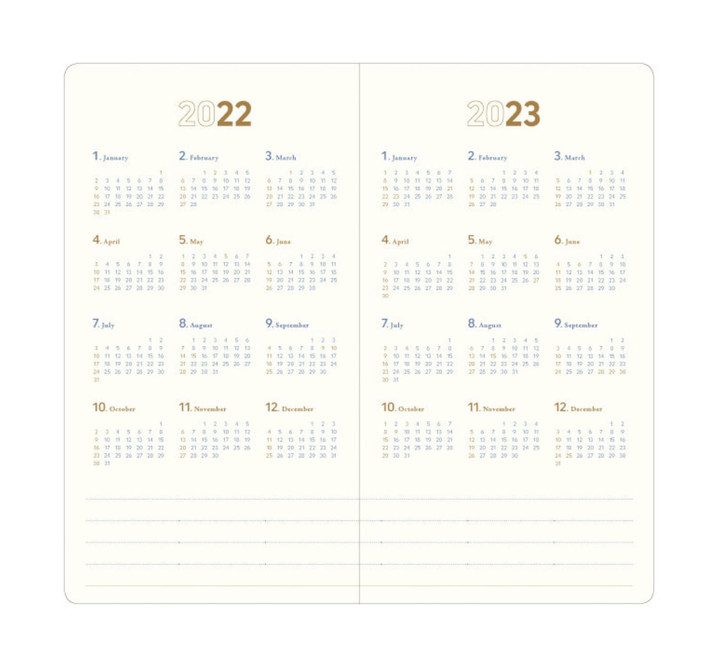 MochiThings: 2022 Handy Making Memory Weekly Planner