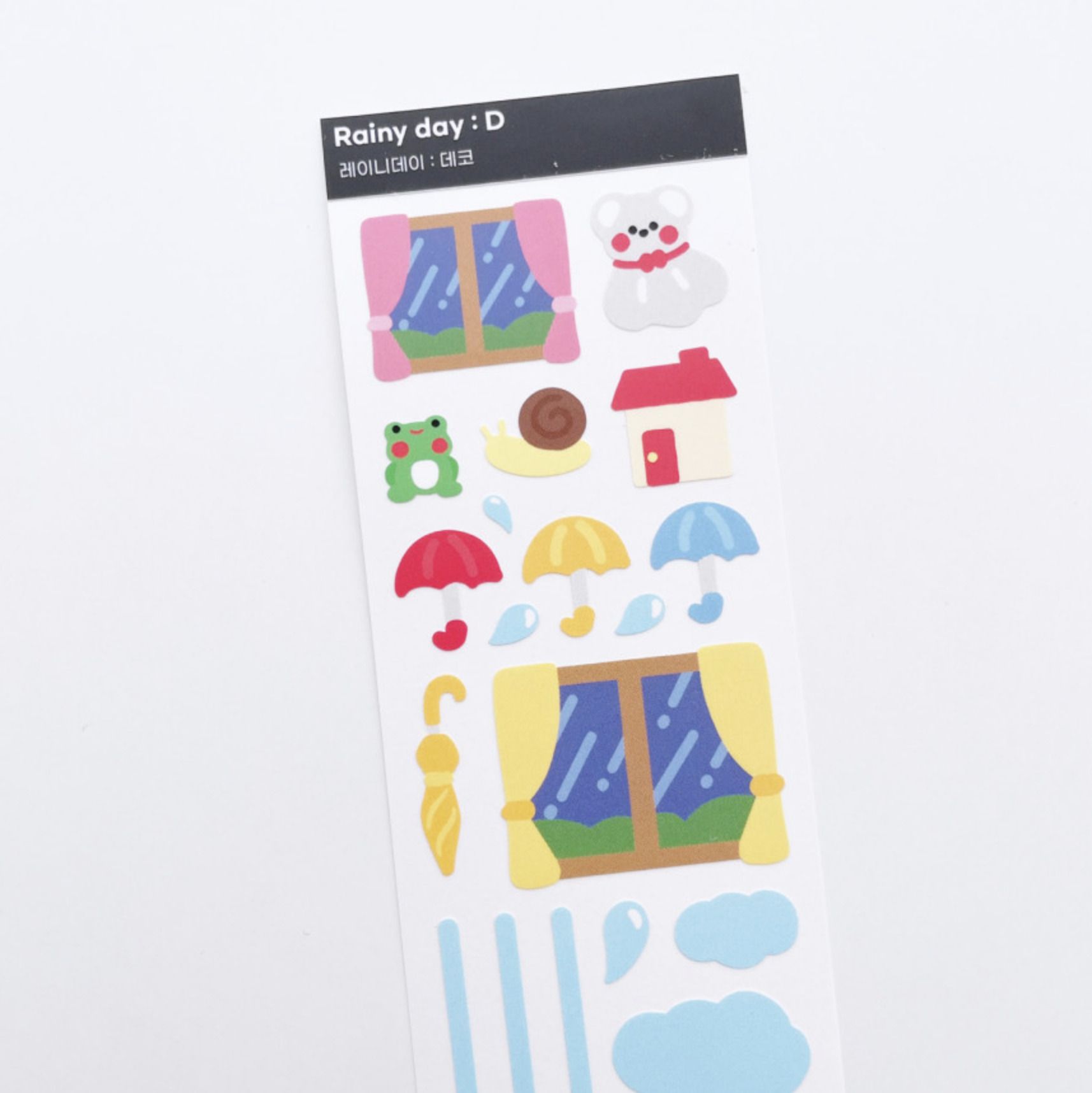 MochiThings: Rainy Day Slim Sticker