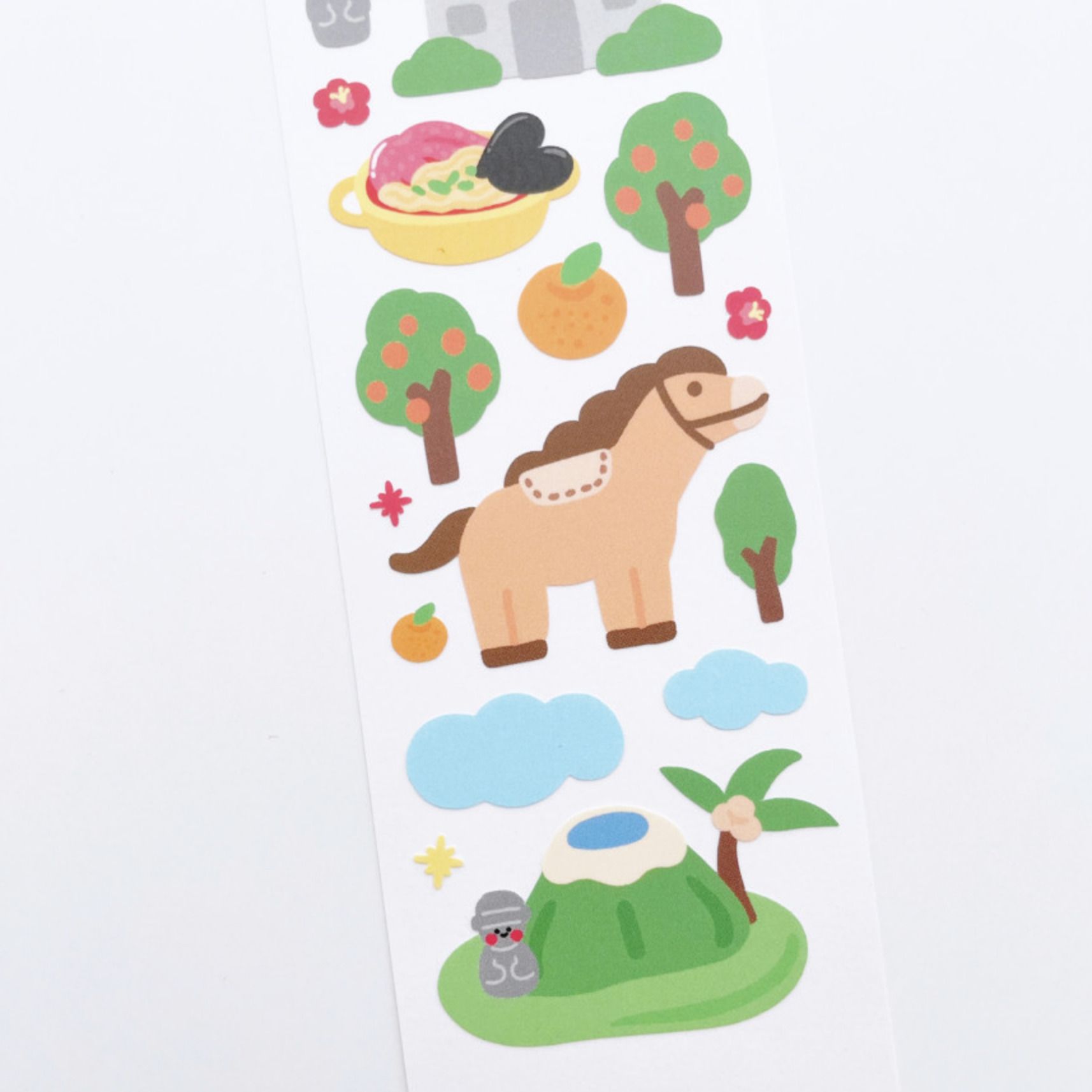 MochiThings: Jeju Travel Slim Sticker