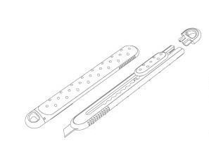 MochiThings: Dot Paper Cutter Knife