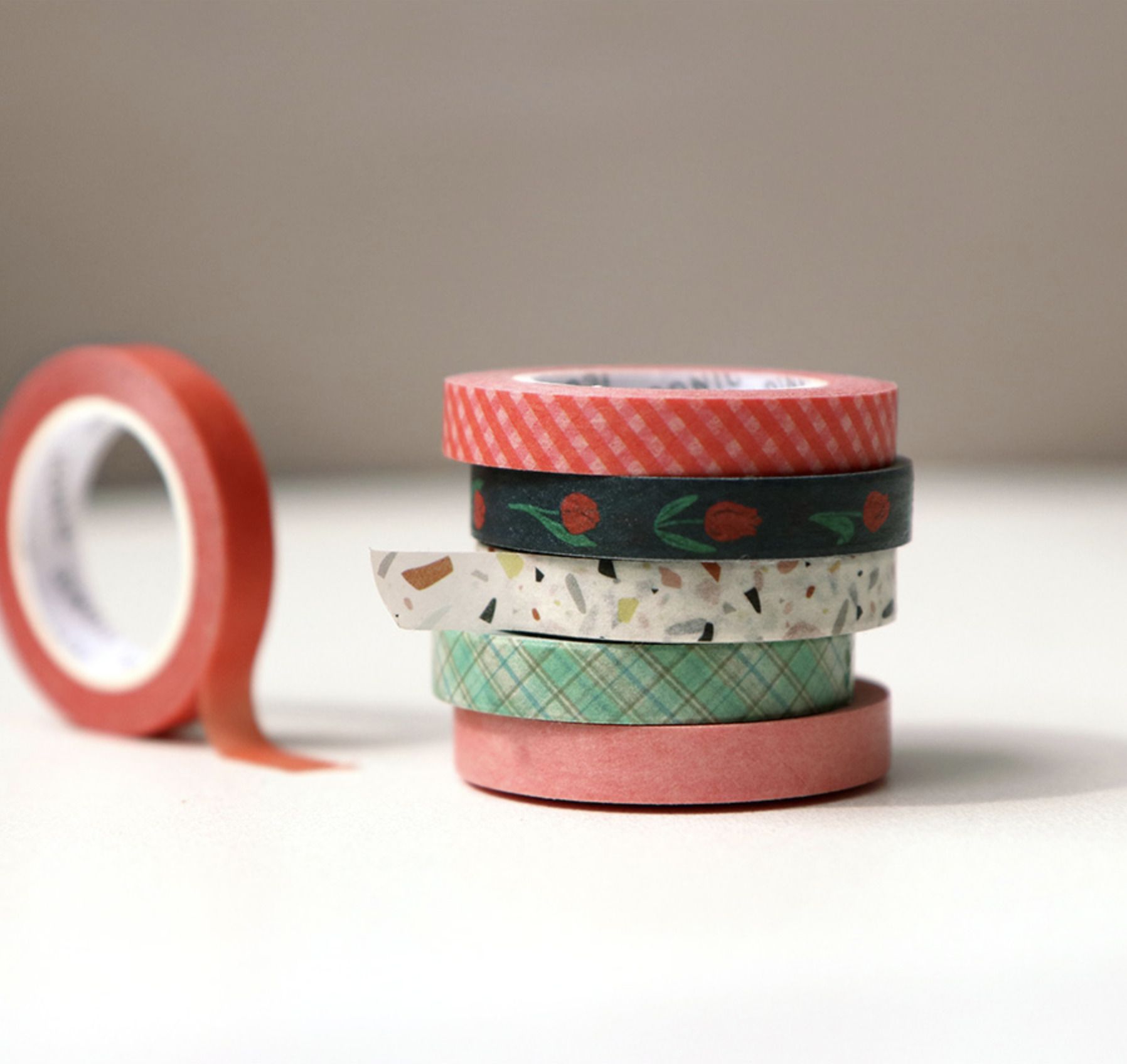 MochiThings: Slim Pattern Masking Tape Set v1