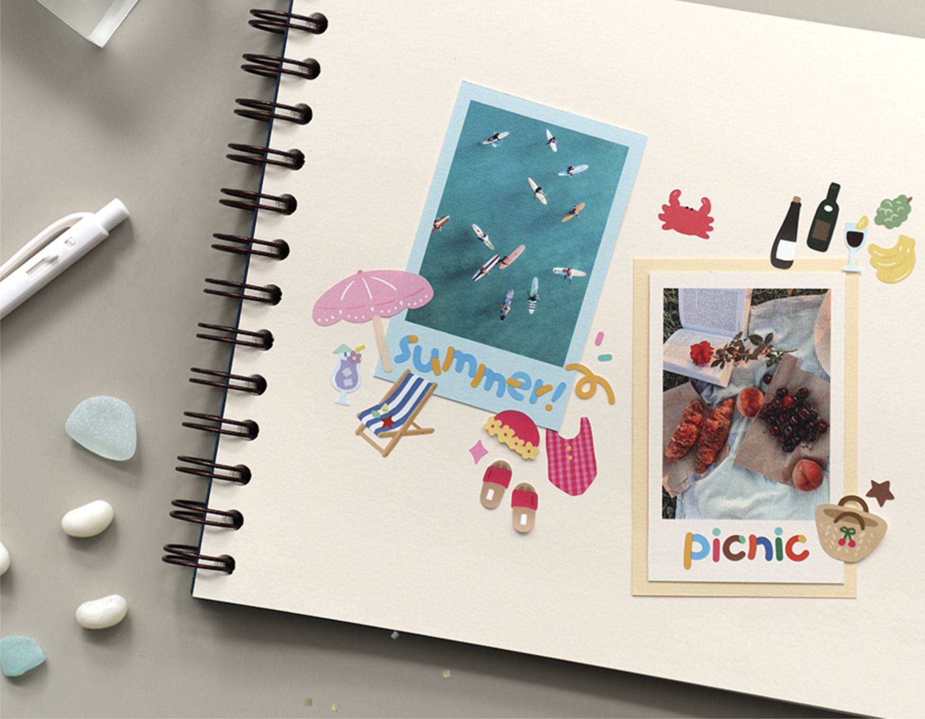 MochiThings: Color Combo Alphabet Removable Sticker