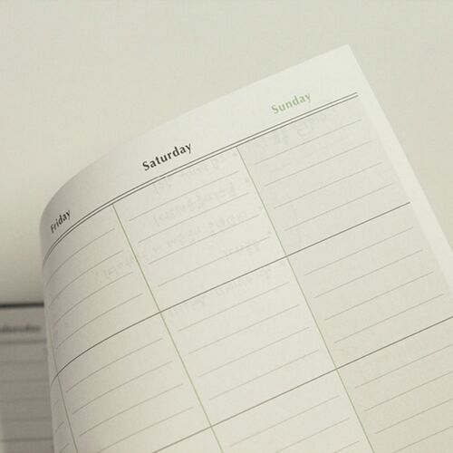 MochiThings: Large Project Spiral Weekly Planner