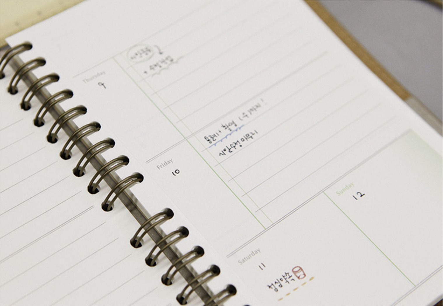 MochiThings: Small Project Spiral Weekly Planner