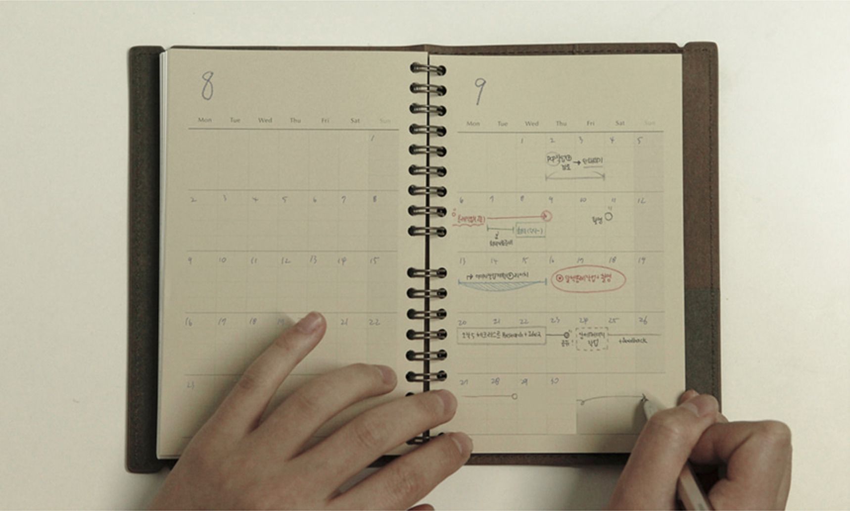 MochiThings: Small Project Spiral Weekly Planner