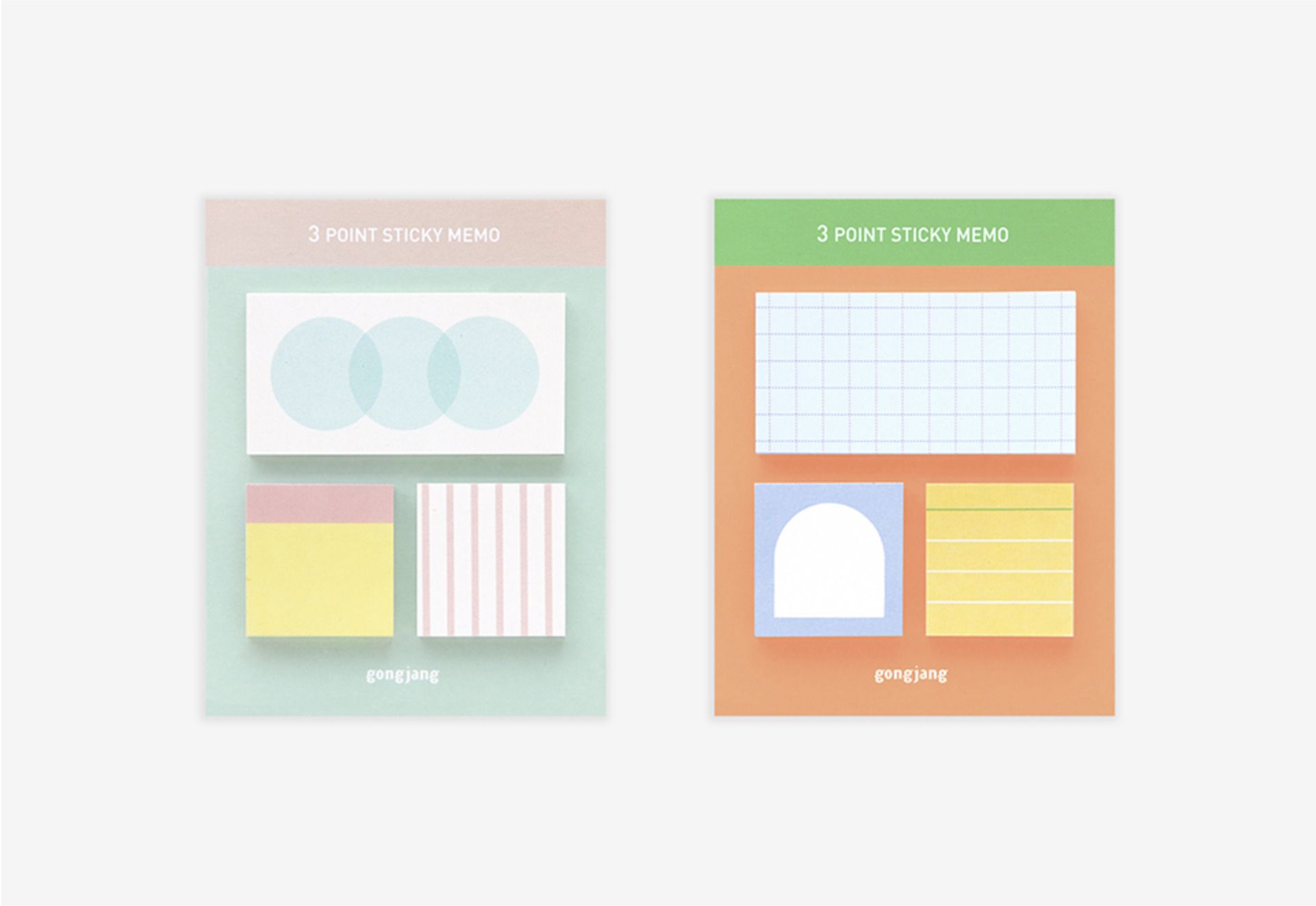 MochiThings: 3 Pattern Point Sticky Note