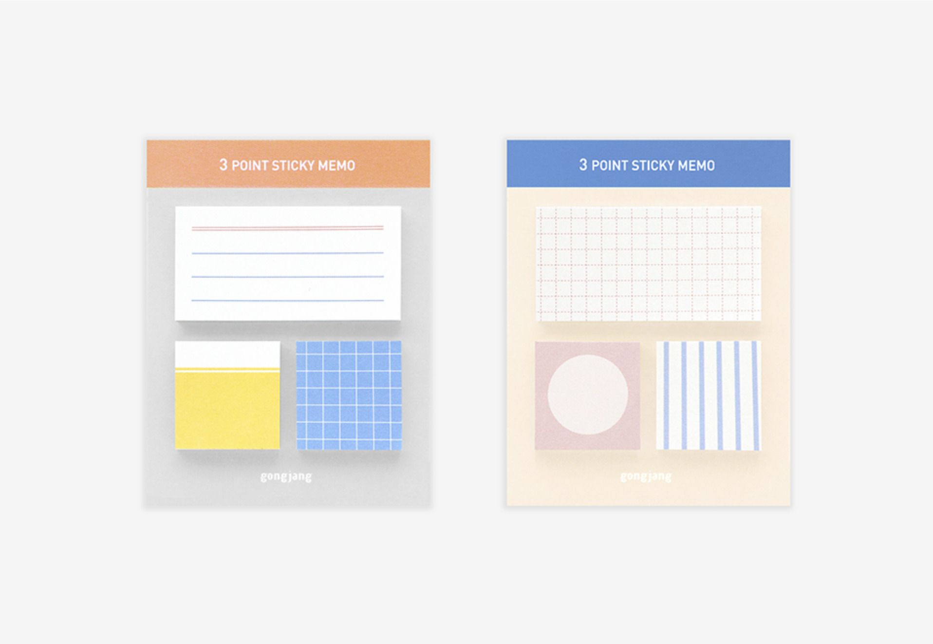 MochiThings: 3 Pattern Point Sticky Note