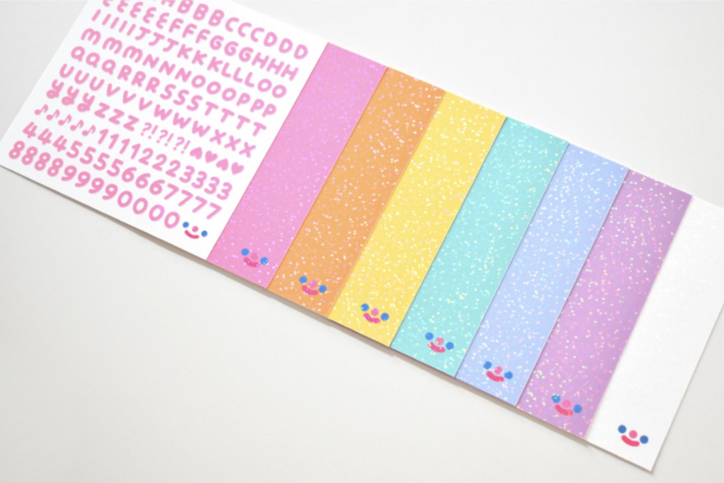 MochiThings: Sparkling Alphabet Sticker Set