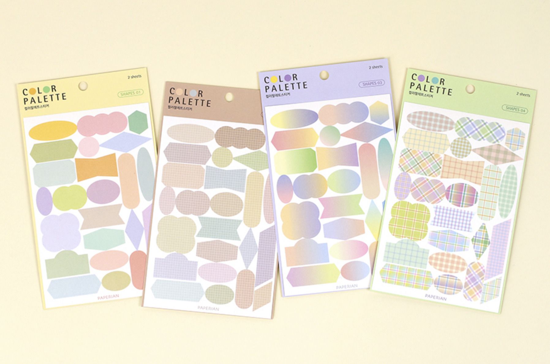 MochiThings: Shape Color Palette Sticker