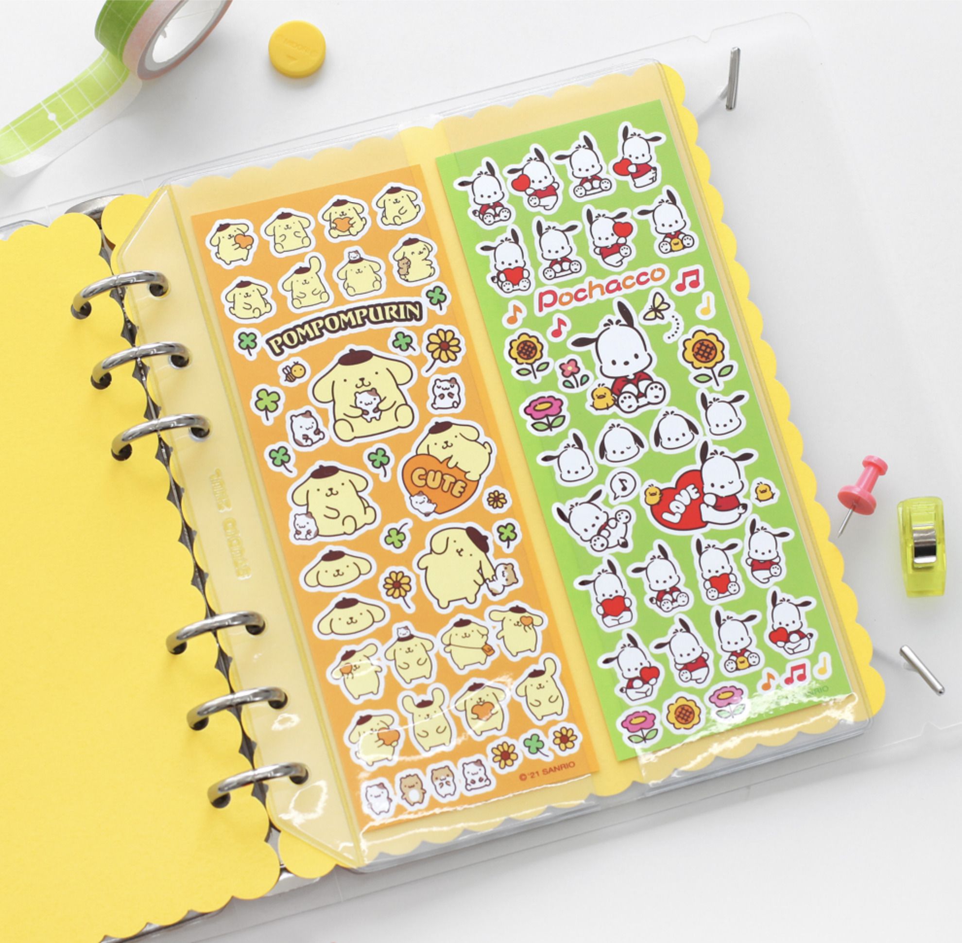 MochiThings: 6 Ring A6 Wide Slim Pocket Refill