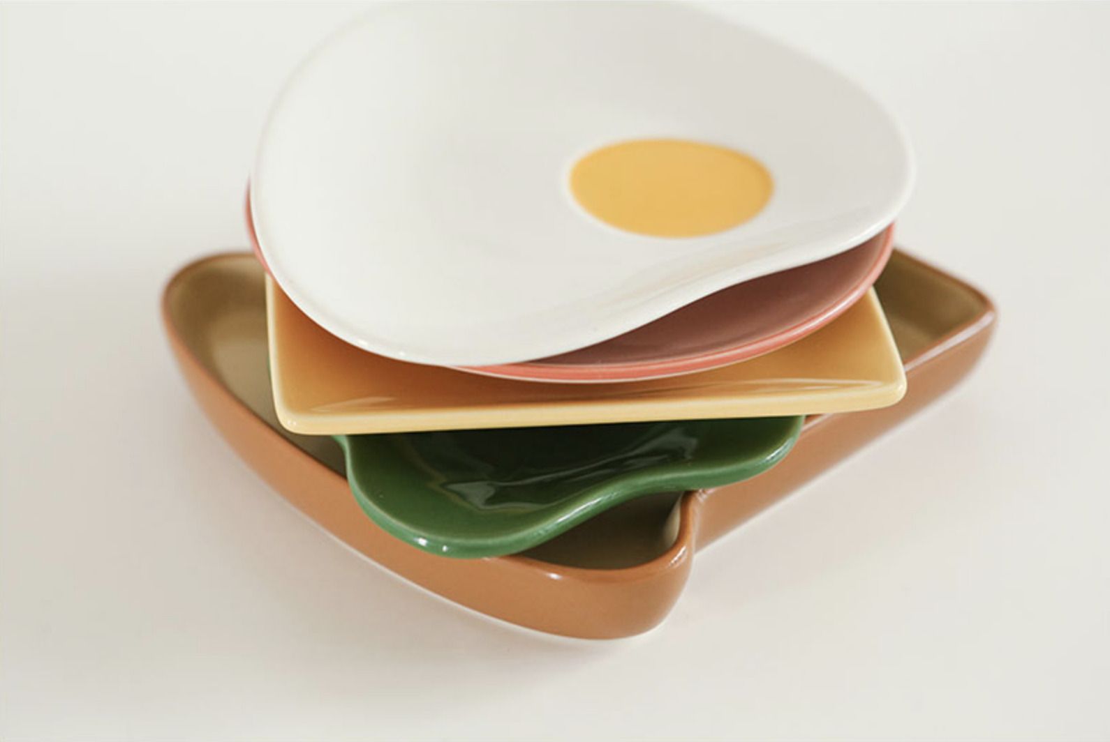 MochiThings: Ham & Cheese Plate Set