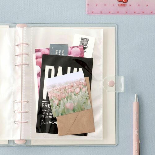 MochiThings: Sticker Storage 6 Ring A5 Binder + Pocket Set