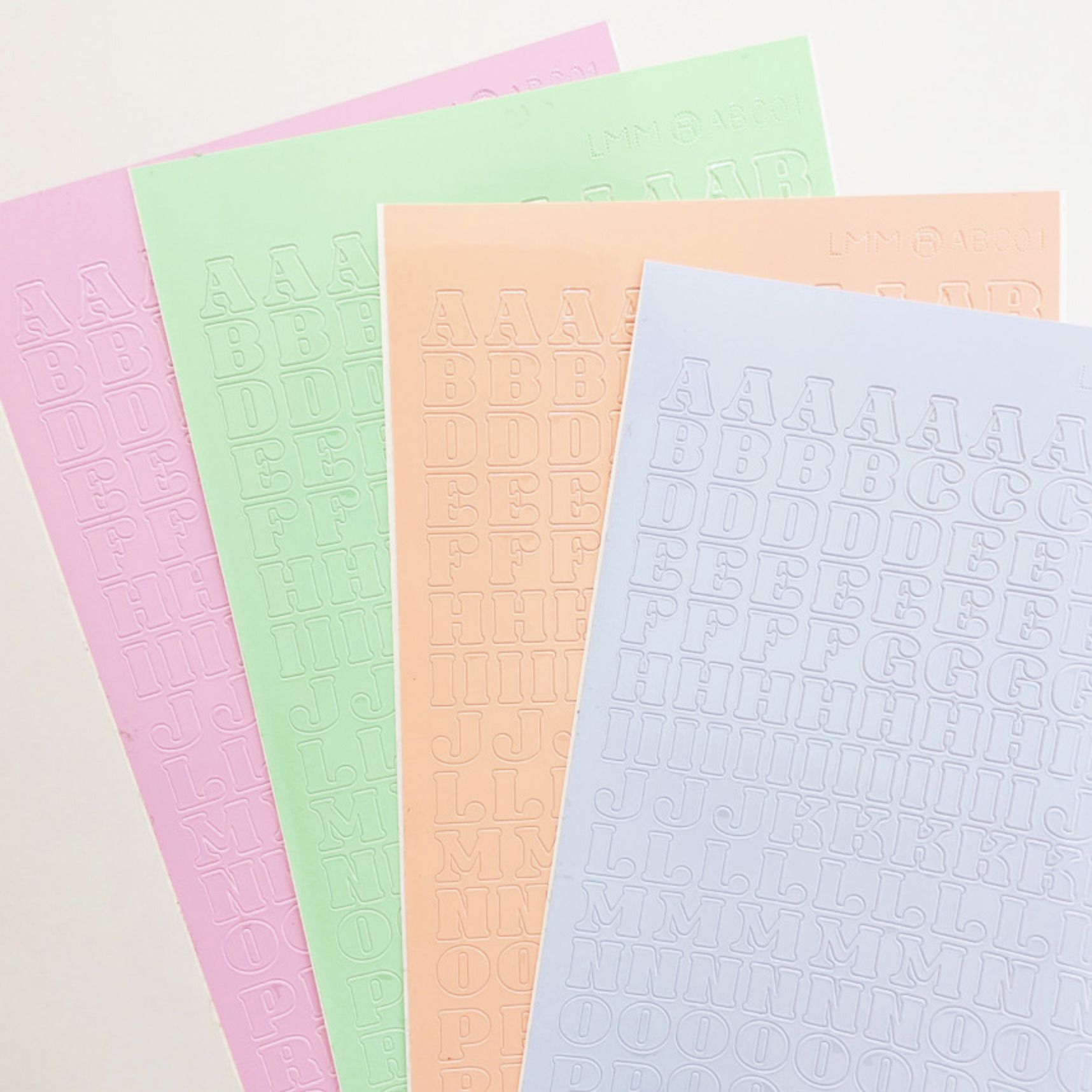 MochiThings: Uppercase Alphabet Slim Sticker