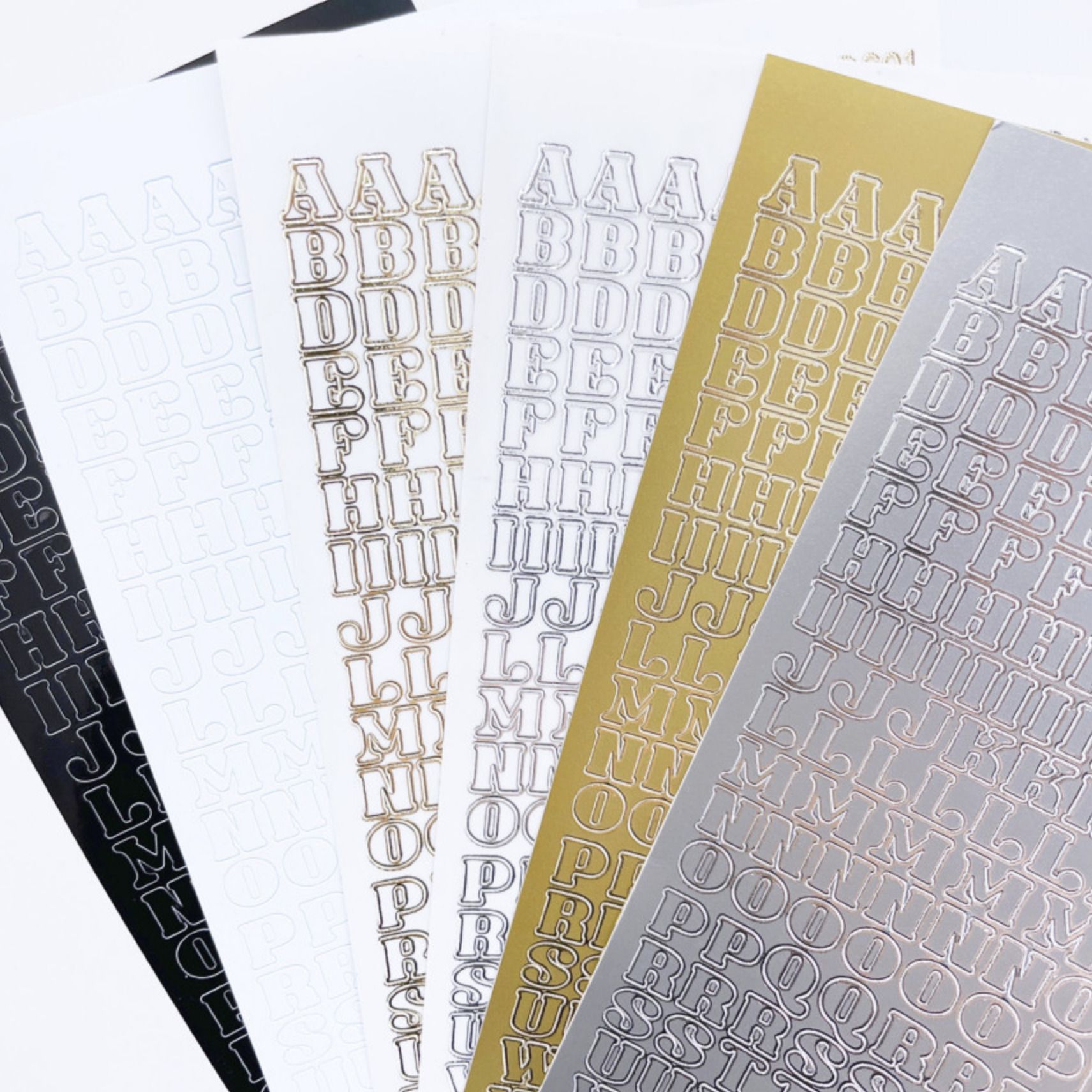 MochiThings: Uppercase Alphabet Slim Sticker