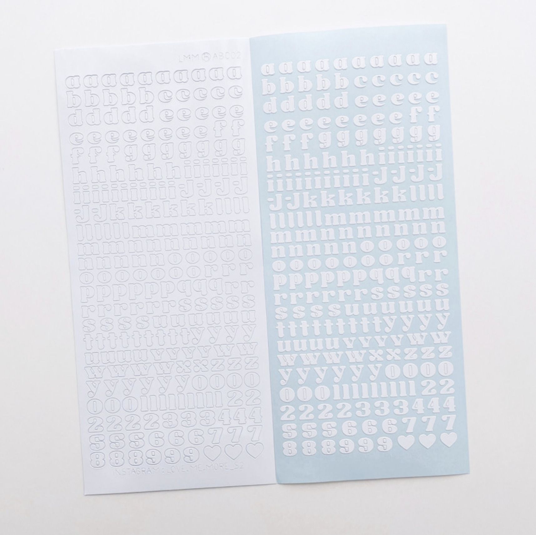 MochiThings: Lowercase Alphabet Slim Sticker