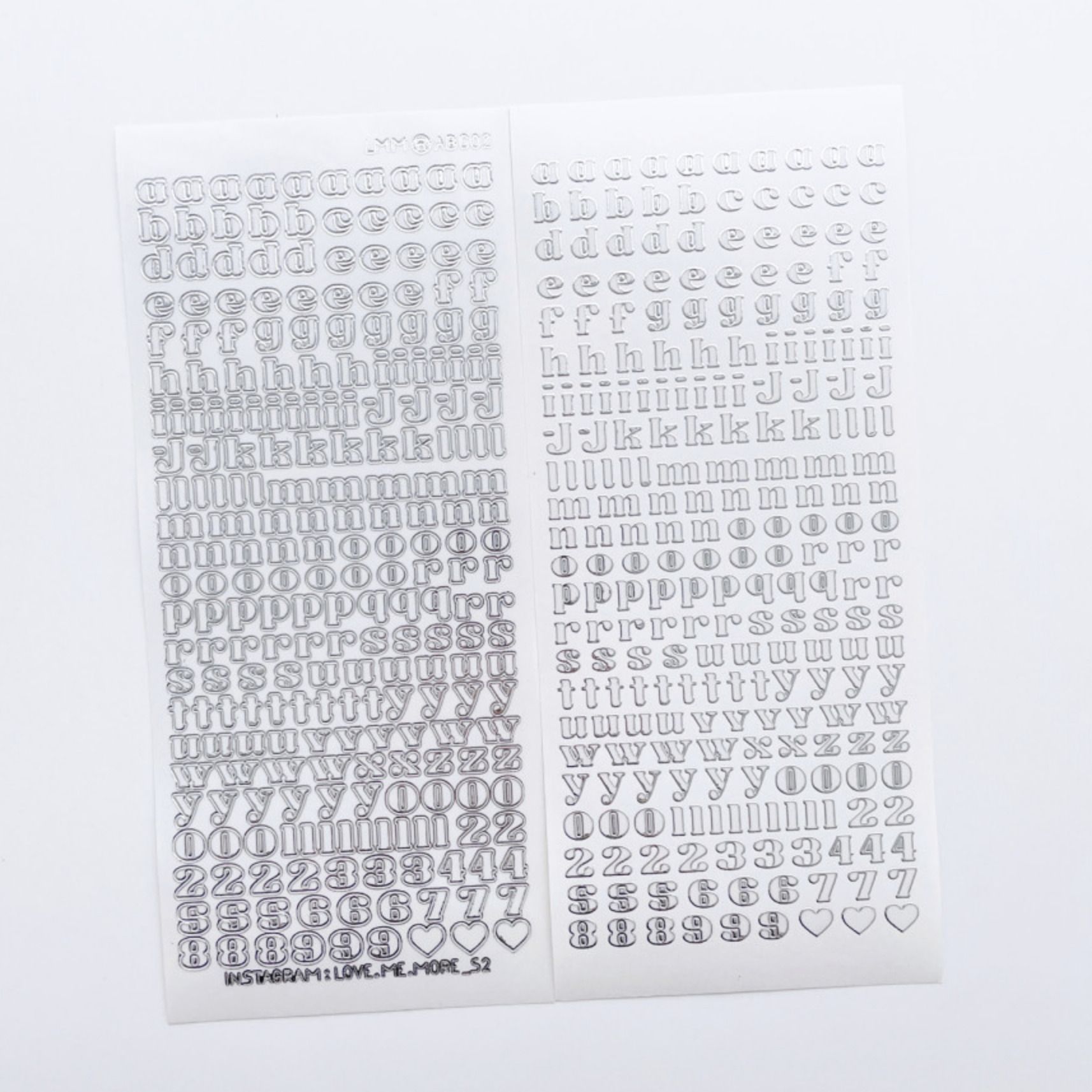 MochiThings: Lowercase Alphabet Slim Sticker