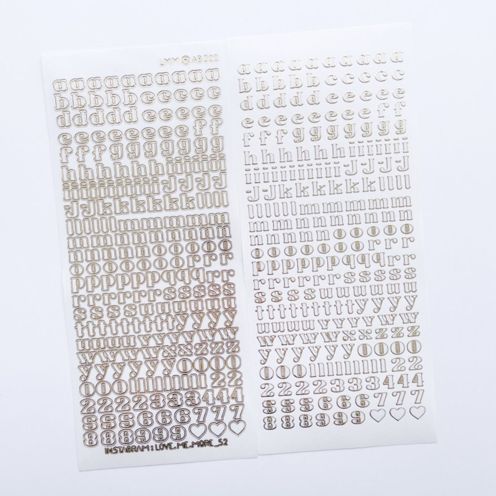 MochiThings: Lowercase Alphabet Slim Sticker