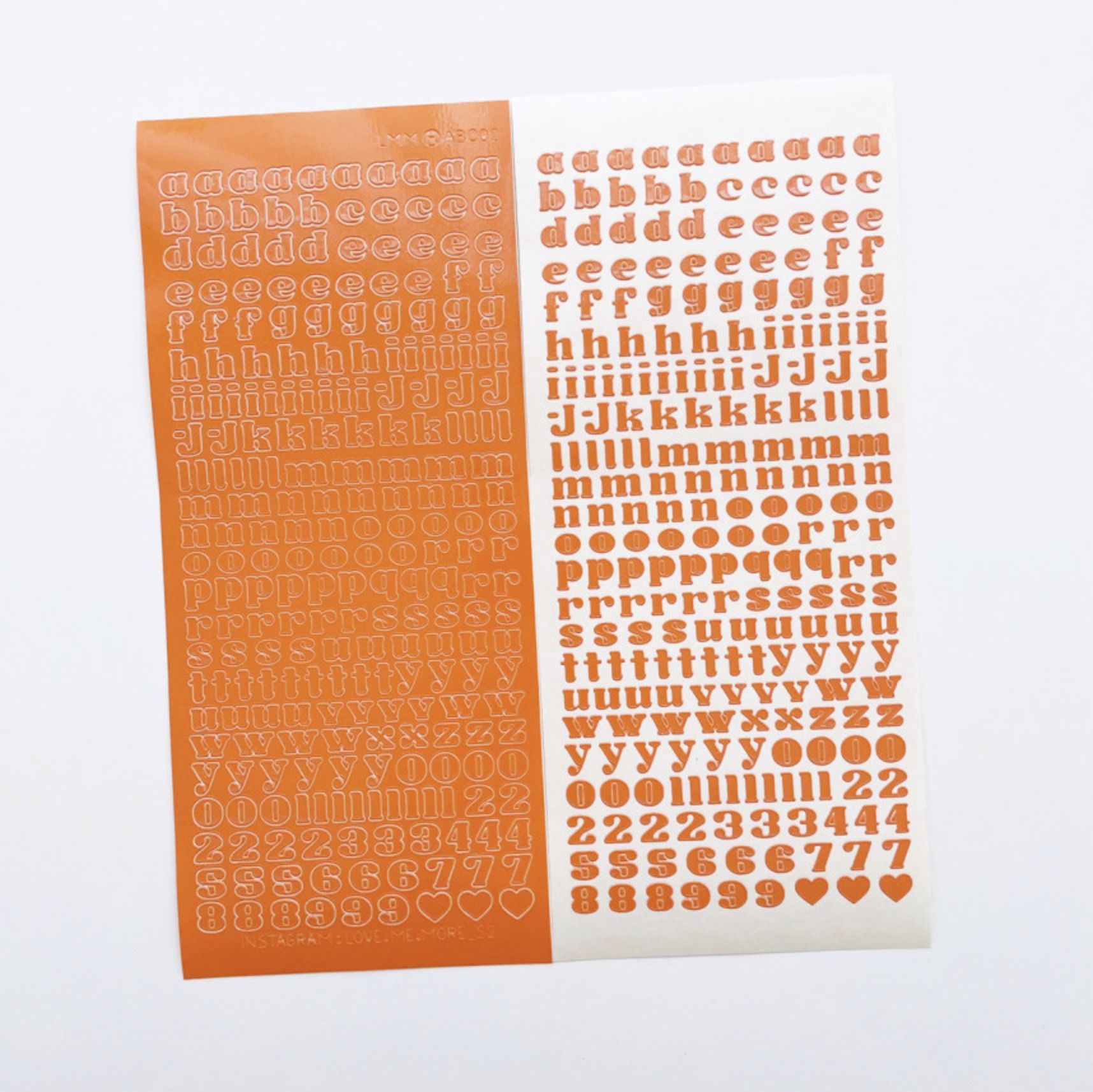 MochiThings: Lowercase Alphabet Slim Sticker