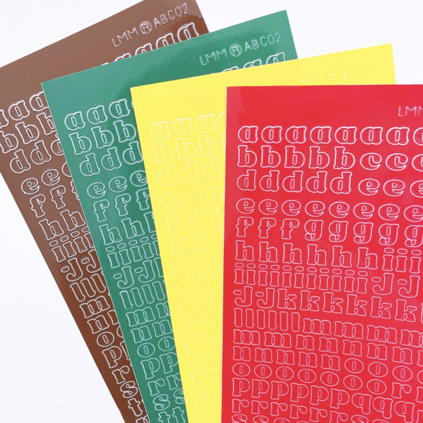 MochiThings: Lowercase Alphabet Slim Sticker