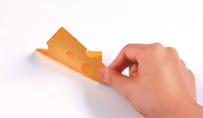 MochiThings: Cheddar Cheese Sticky Note