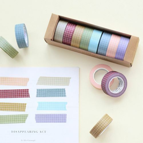 MochiThings: 8pcs Grid Masking Tape Set
