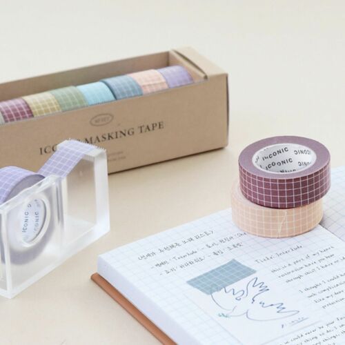 MochiThings: 8pcs Grid Masking Tape Set
