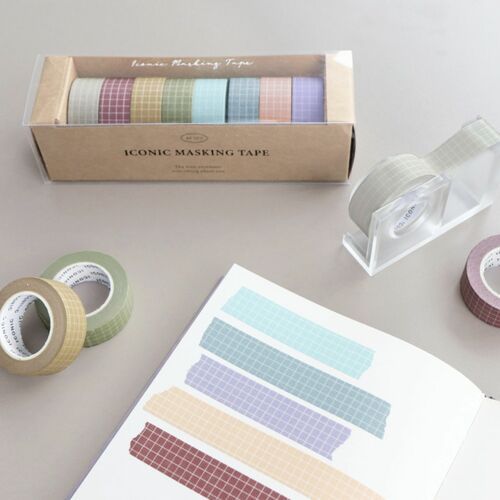 MochiThings: 8pcs Grid Masking Tape Set