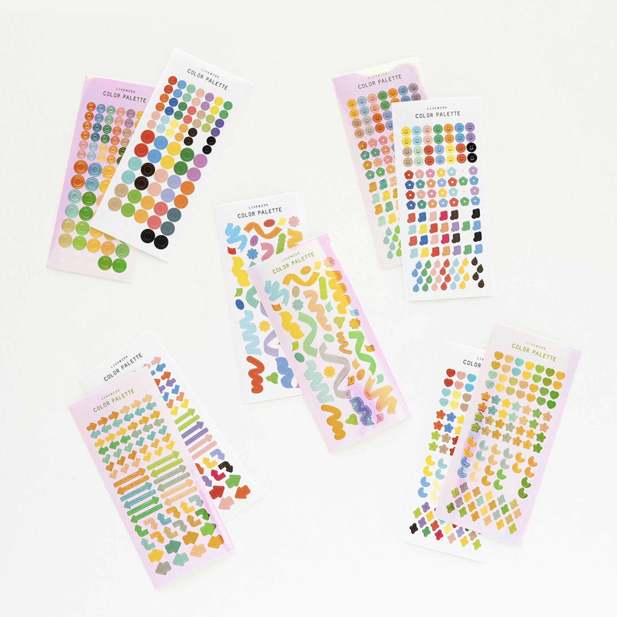MochiThings: Mini Color Palette Sticker Set