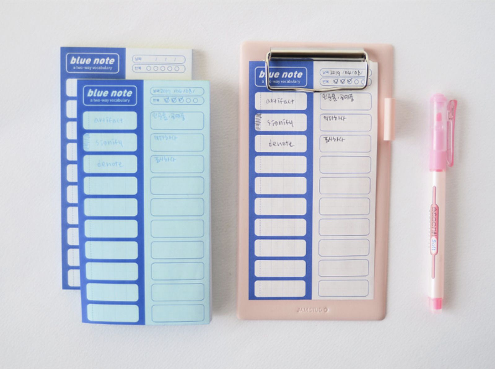 MochiThings: Blue Vocabulary Notepad
