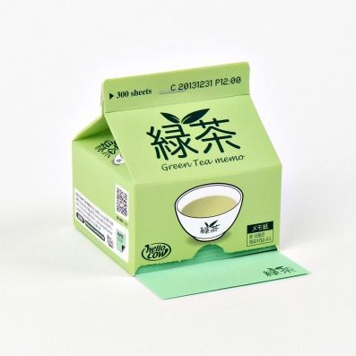 MochiThings: Green Tea Milk Notepad