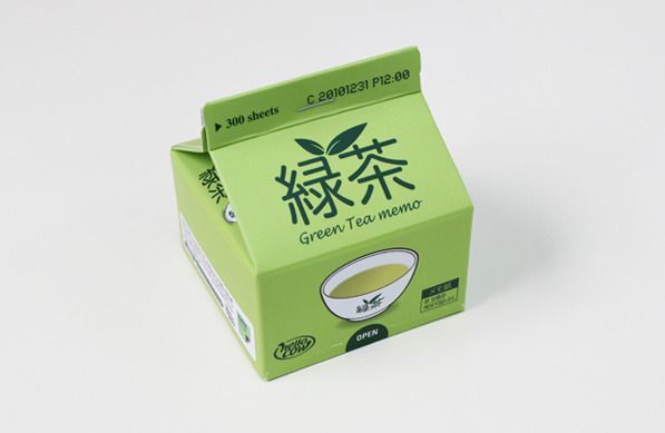 MochiThings: Green Tea Milk Notepad