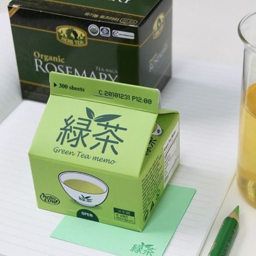 MochiThings: Green Tea Milk Notepad